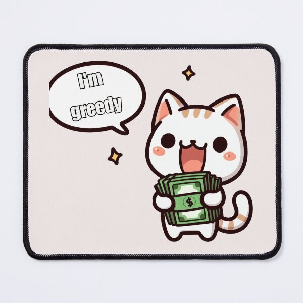 Hey Greedy Belly Mouse Pads & Desk Mats for Sale | Redbubble