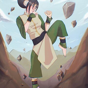 "Toph Beifong fanart | Avatar the last airbender " Sticker for Sale by ...