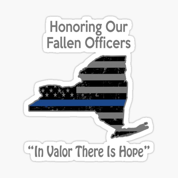 "New York State Police New York State Trooper Gifts" Sticker for Sale ...