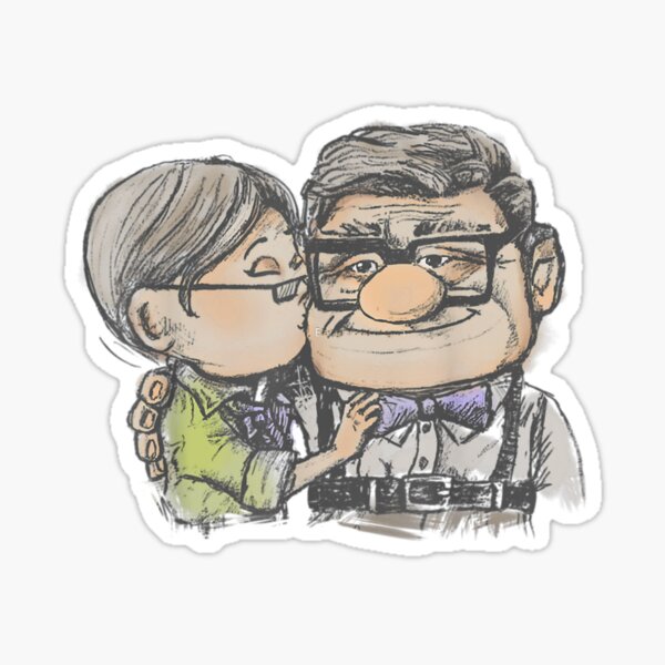 "Up Carl Ellie - Up Carl Ellie" Sticker for Sale by many-hop2 | Redbubble