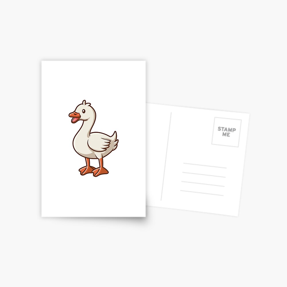 "Cartoon goose " Sticker for Sale by Cammyjams02 | Redbubble