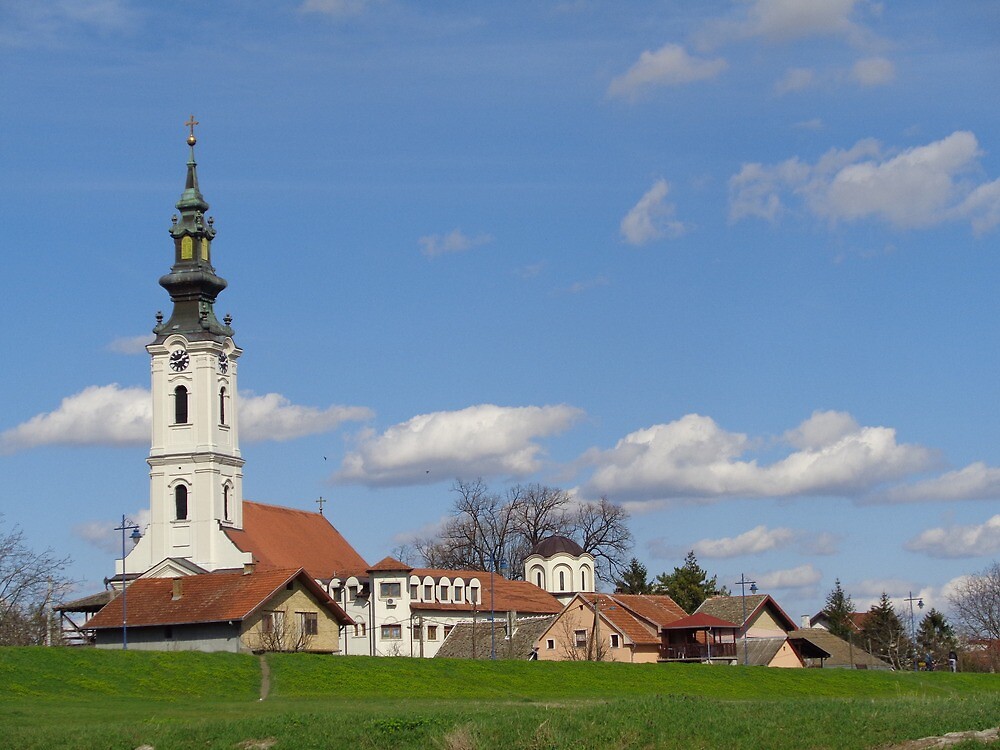 "Town Futog" by Ana Belaj | Redbubble