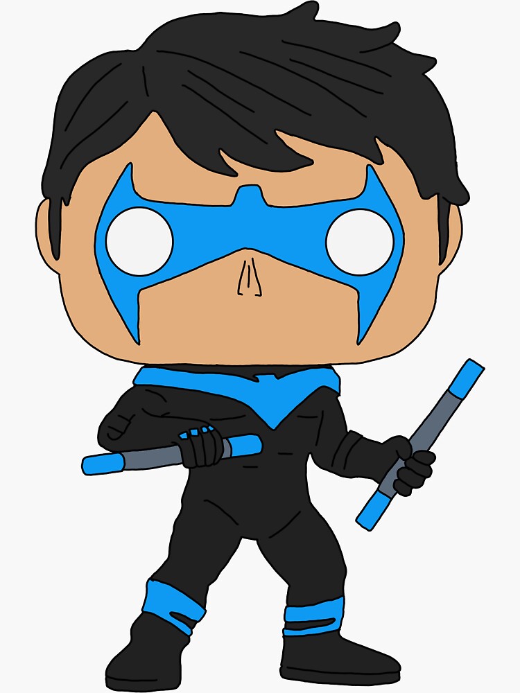 "Nightwing " Sticker for Sale by Classylady1Of4 | Redbubble