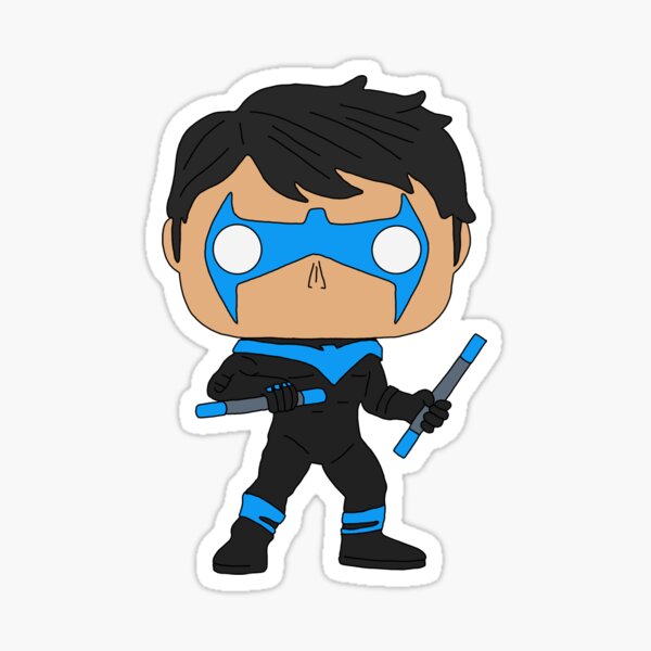 "Nightwing " Sticker for Sale by Classylady1Of4 | Redbubble