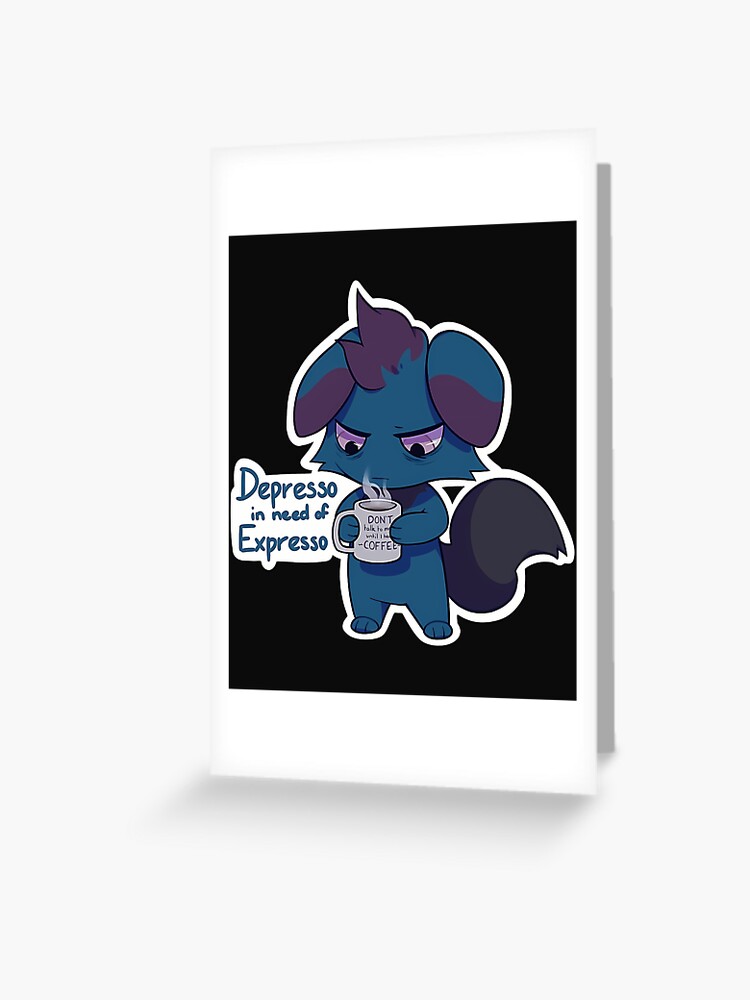 "Palworld Depresso Palworld Palworld Meme" Greeting Card for Sale by ...