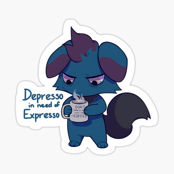 "Palworld Depresso Palworld Palworld Meme" Sticker for Sale by ...