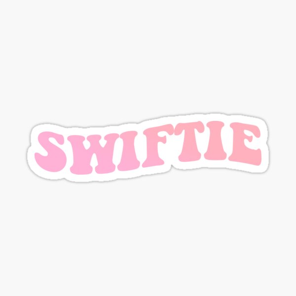 "PINK SWIFTY GRADIENT" Sticker for Sale by sarascoprox | Redbubble