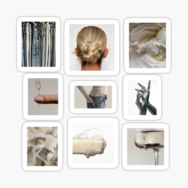 "clean girl pack" Sticker for Sale by delicate-pov | Redbubble