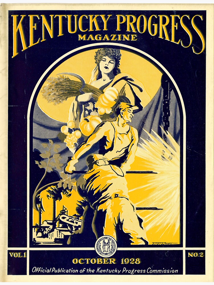 "Kentucky Progress Magazine Vol. 1 No. 2" Sticker for Sale by ...