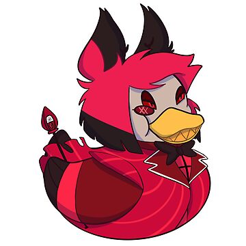 "Alastor Hazbin Hotel rubber duck " Sticker for Sale by Daemerysxx ...