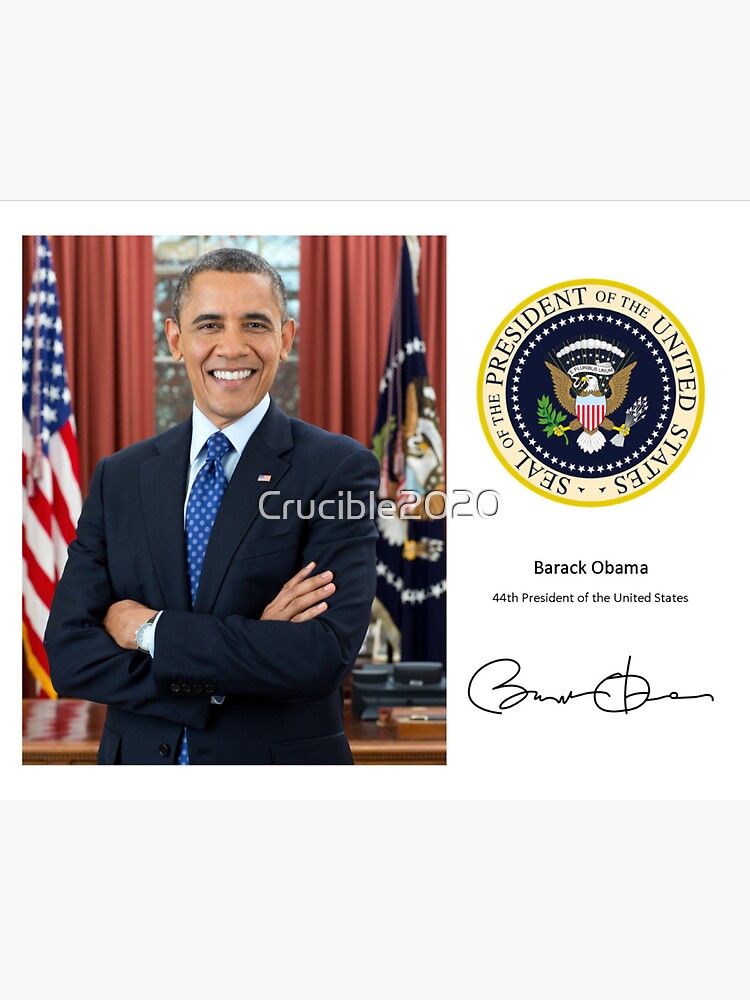 "OBAMA Presidential Seal And Signature HIGH QUALITY" Sticker for Sale ...