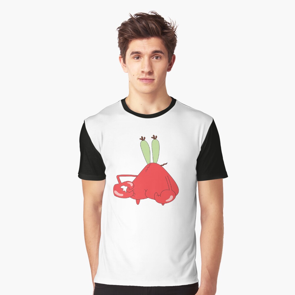 "Mr Crabs scratches his butt." Sticker by samuartshop | Redbubble