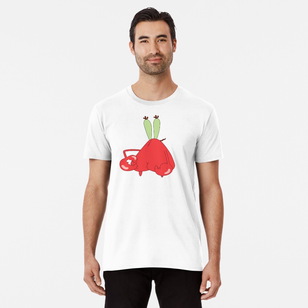 "Mr Crabs scratches his butt." Sticker by samuartshop | Redbubble