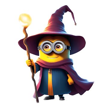 "Wizard Minion" Sticker for Sale by pocketsocks | Redbubble