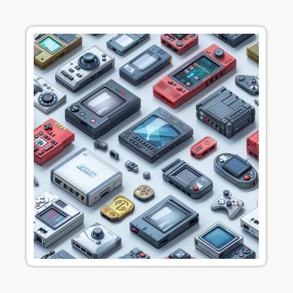 "Technological Elegance: A Digital Symphony" Sticker for Sale by ...