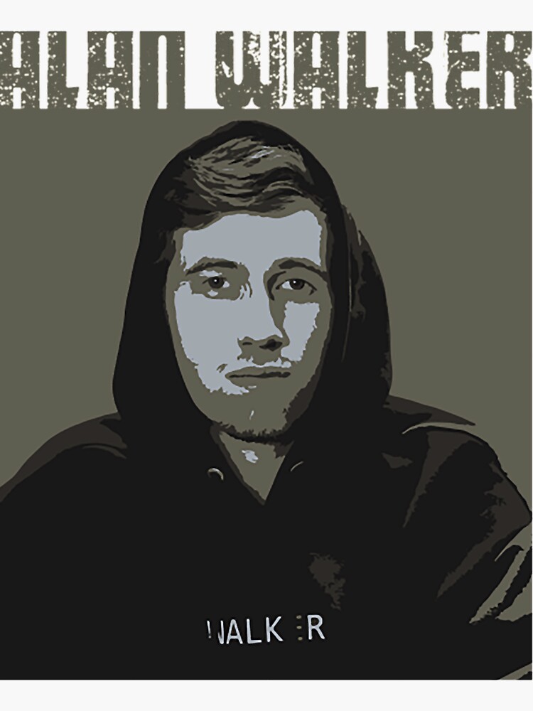 "Alan Walker Alan Walker art ,Alan Walker " Sticker for Sale by Kalea ...