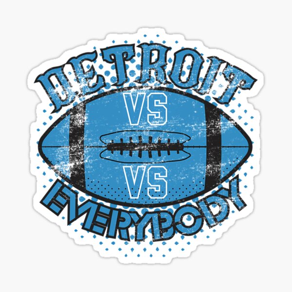 "Detroit Vs Everybody Vintage" Sticker for Sale by RaymondMe12 | Redbubble