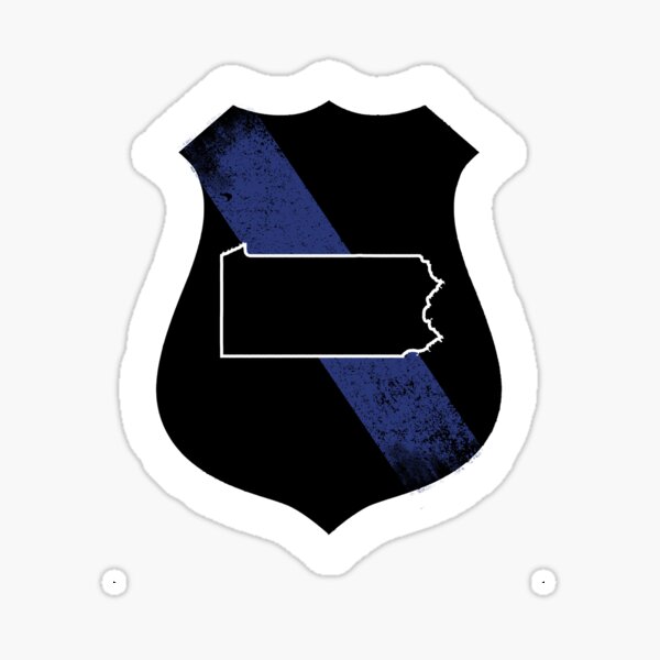 "Philadelphia Police Pittsburgh Police PA State Police" Sticker for ...