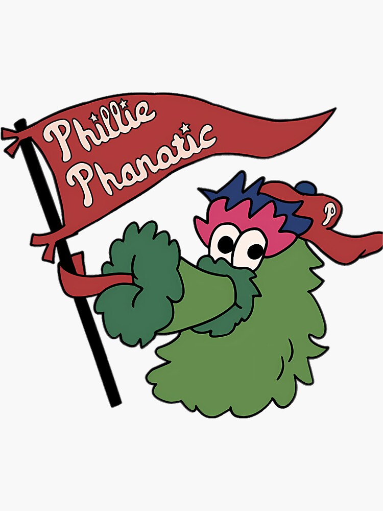 "Phillie Phanatic" Sticker by NoemCharles | Redbubble