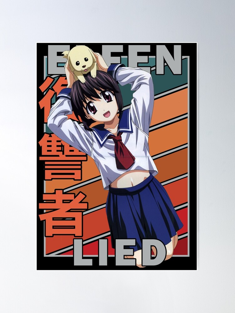 Mayu Elfen Lied Retro Stripe Design Poster for Sale by Wafusaurus Redbubble