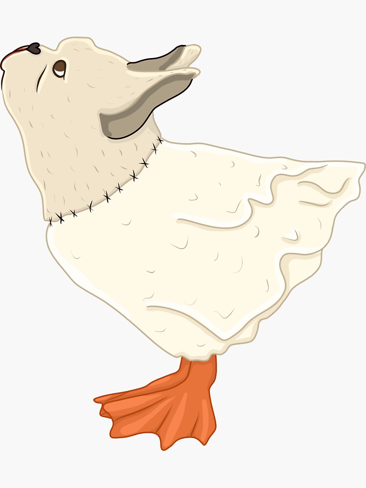 "Poor Things Dog-Duck" Sticker for Sale by Emily-Suel | Redbubble
