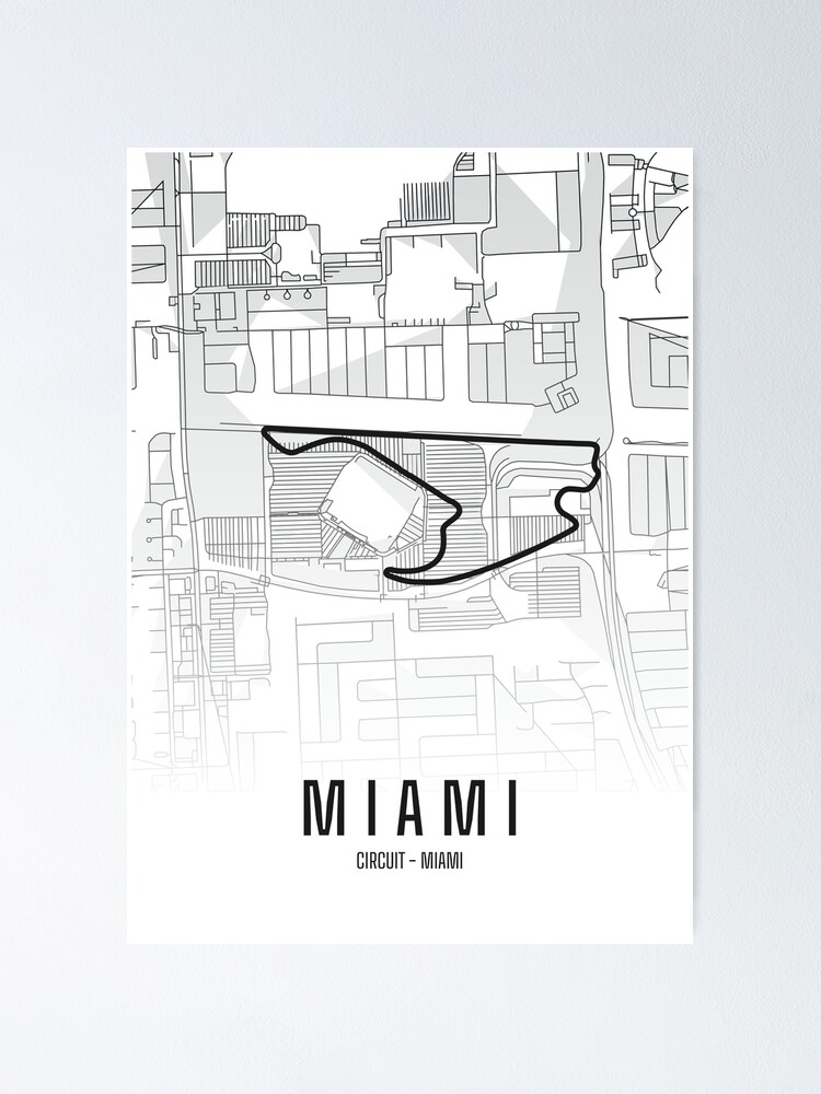 "Miami circuit, f1 formula 1 miami" Poster by Anabelandia | Redbubble