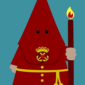 "Holy Week Malaga Nazarene Students" Sticker by Sonia Pascual | Redbubble