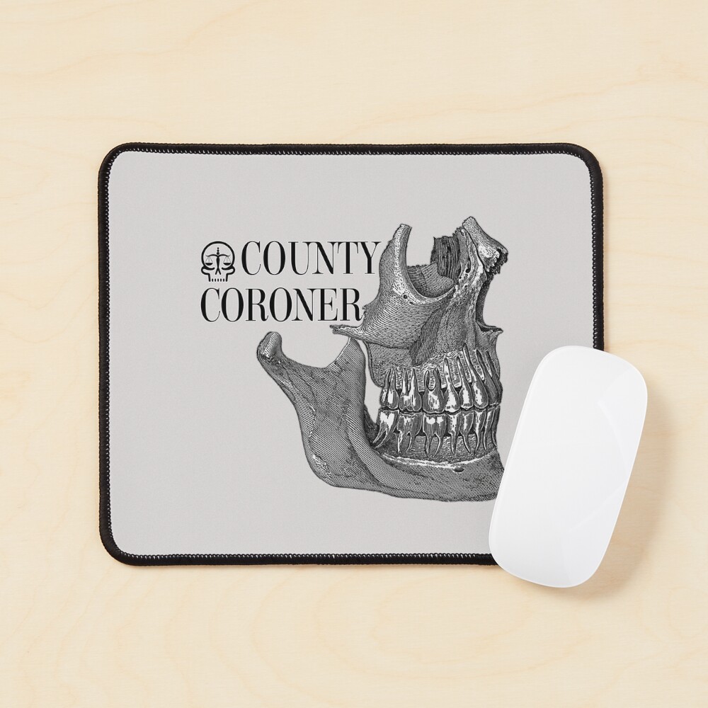 "County Coroner" Sticker for Sale by NickTaroDesign | Redbubble