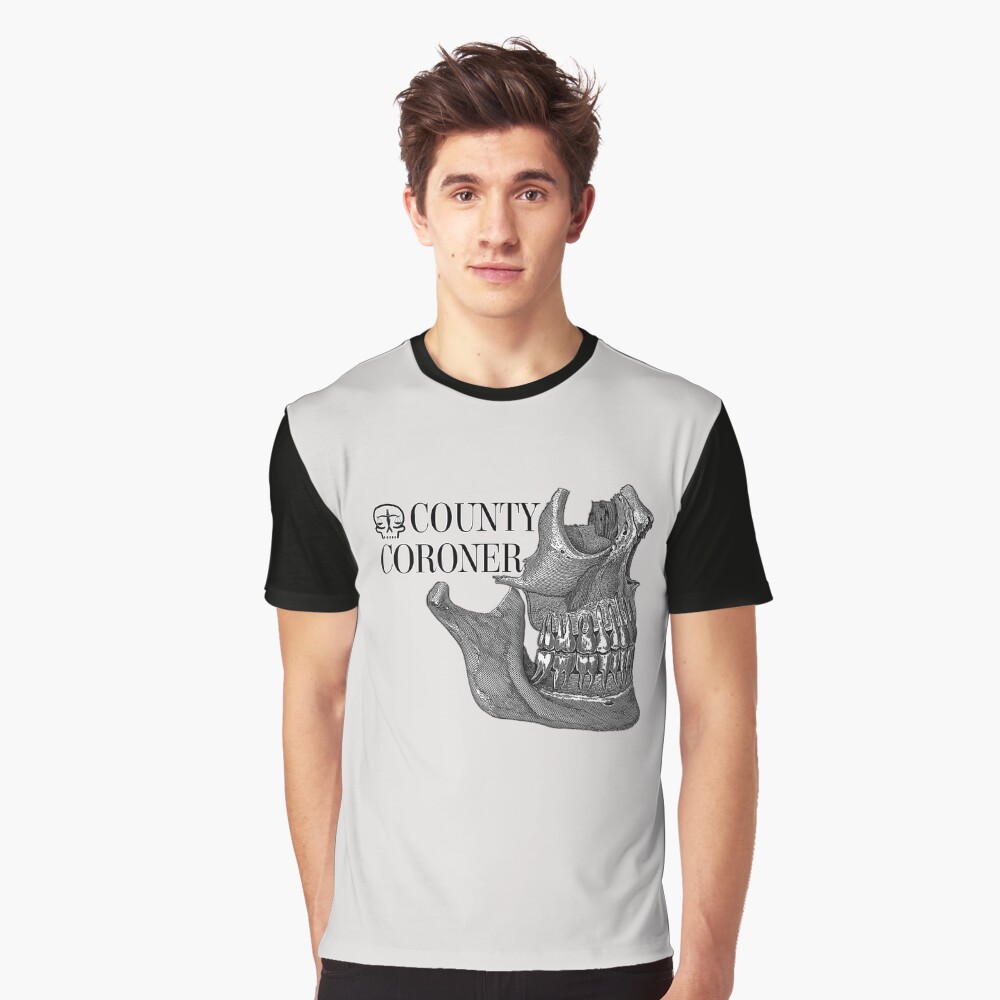 "County Coroner" Sticker for Sale by NickTaroDesign | Redbubble