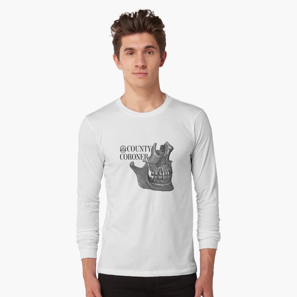 "County Coroner" Sticker for Sale by NickTaroDesign | Redbubble