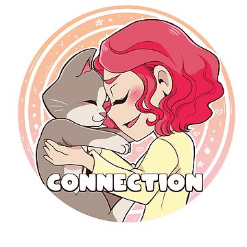 "Connection" Sticker for Sale by Puurrfectly | Redbubble