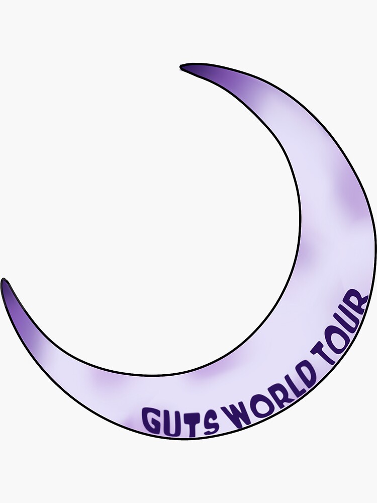 "Guts tour moon" Sticker for Sale by Alycialackey | Redbubble