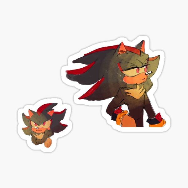 "shadow the hedgehog pack" Sticker for Sale by MarciaGfxt | Redbubble
