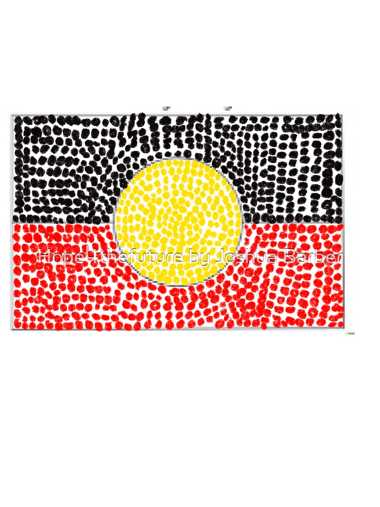 "Aboriginal Flag (indigenous inspired art)." Sticker for Sale by Hope4thefuture | Redbubble