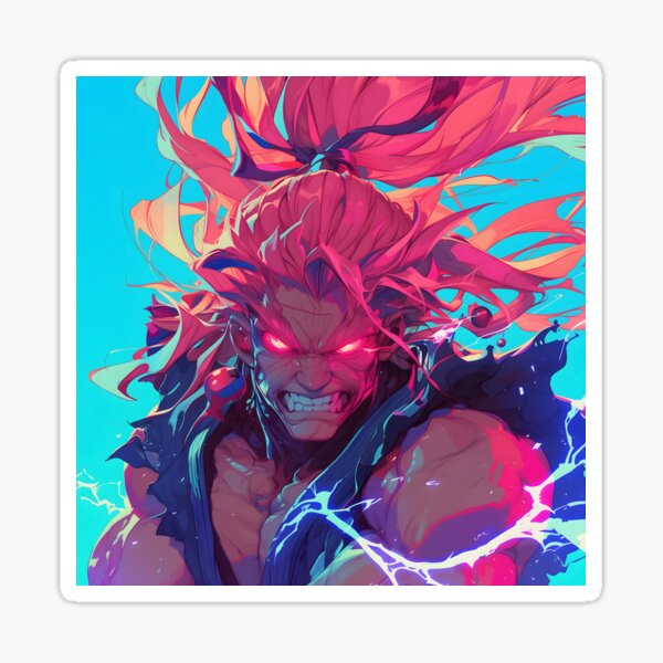 "Akuma - 1" Sticker by Infinite-Aspire | Redbubble