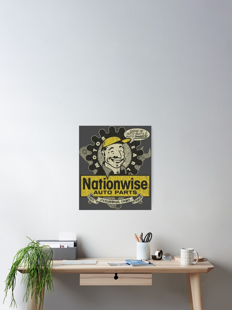 "Nationwise Auto Parts Motor Earl 1964" Poster for Sale by ...