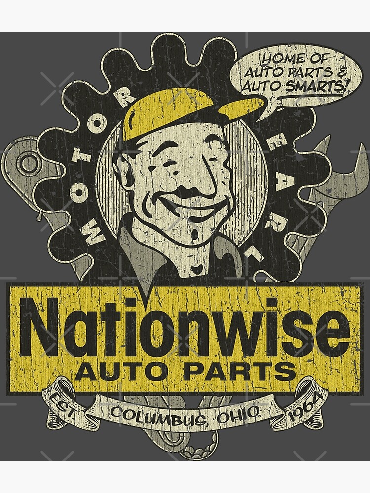 "Nationwise Auto Parts Motor Earl 1964" Poster for Sale by ...