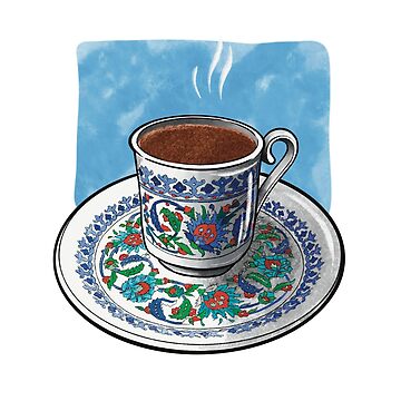 "Turkish coffee" Sticker by amynek | Redbubble