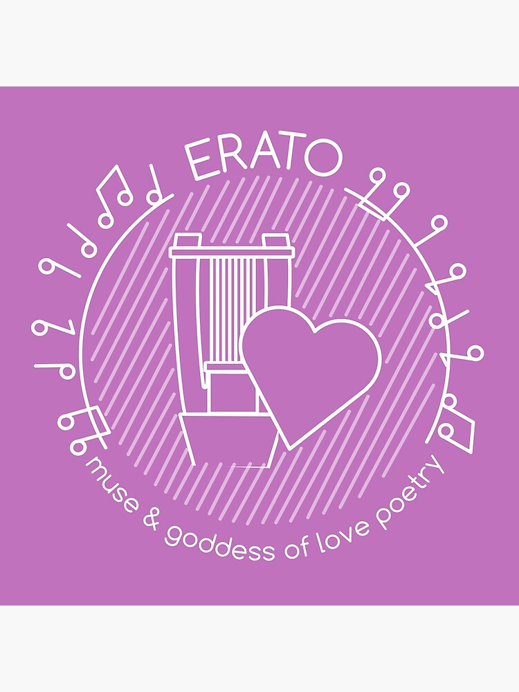 "Erato - greek goddess of love poetry" Art Print by SydneyKoffler ...