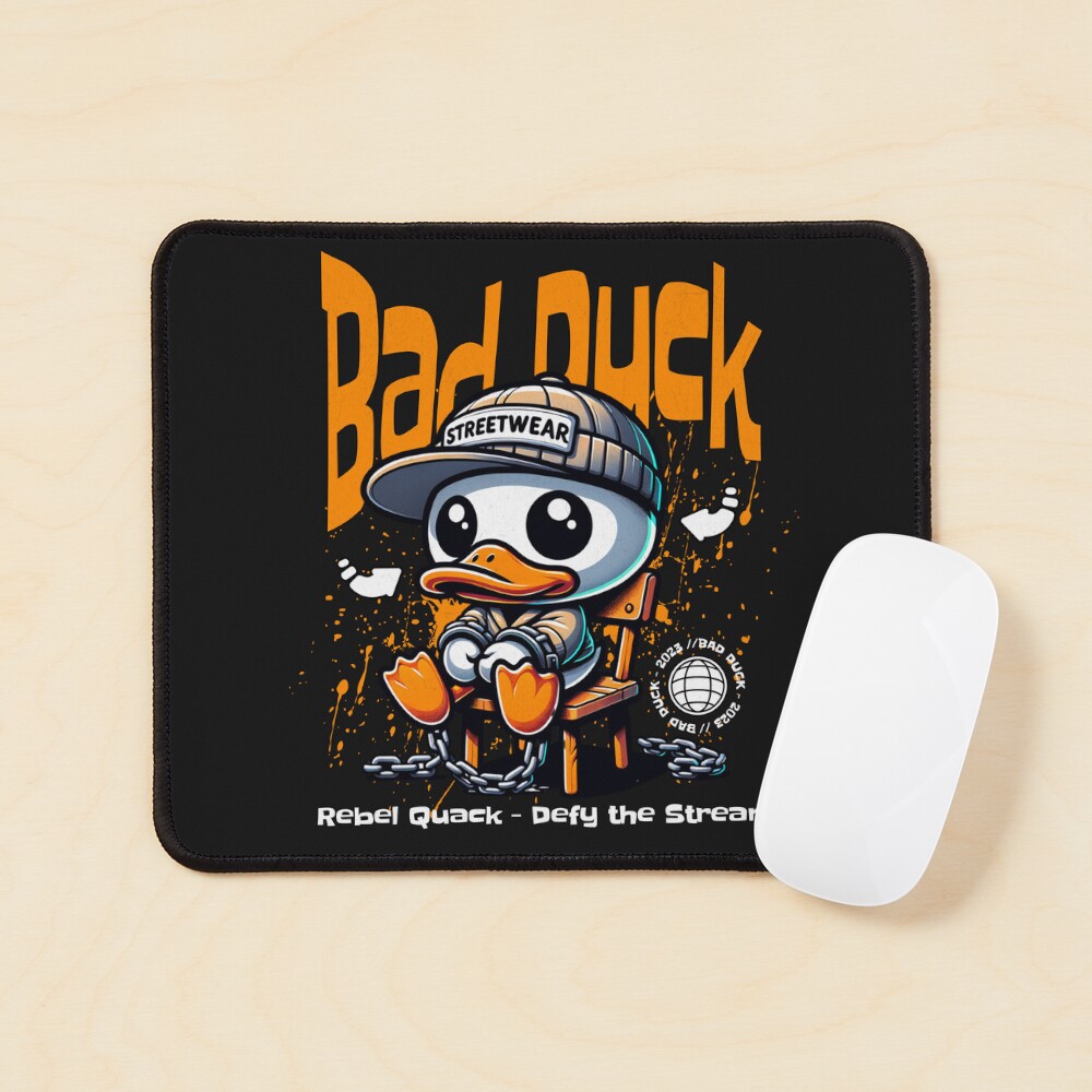 "Rebel Duck with Attitude Streetwear Design" Sticker for Sale by ...