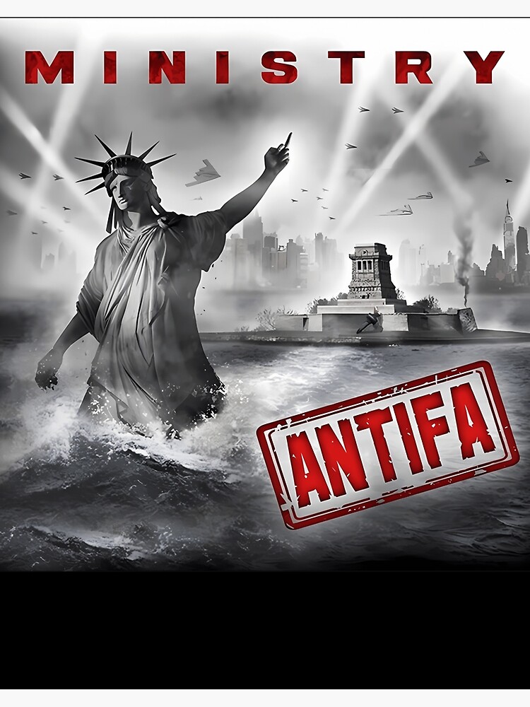 "Meth Machine Antifa Ministry Band" Art Board Print for Sale by ...