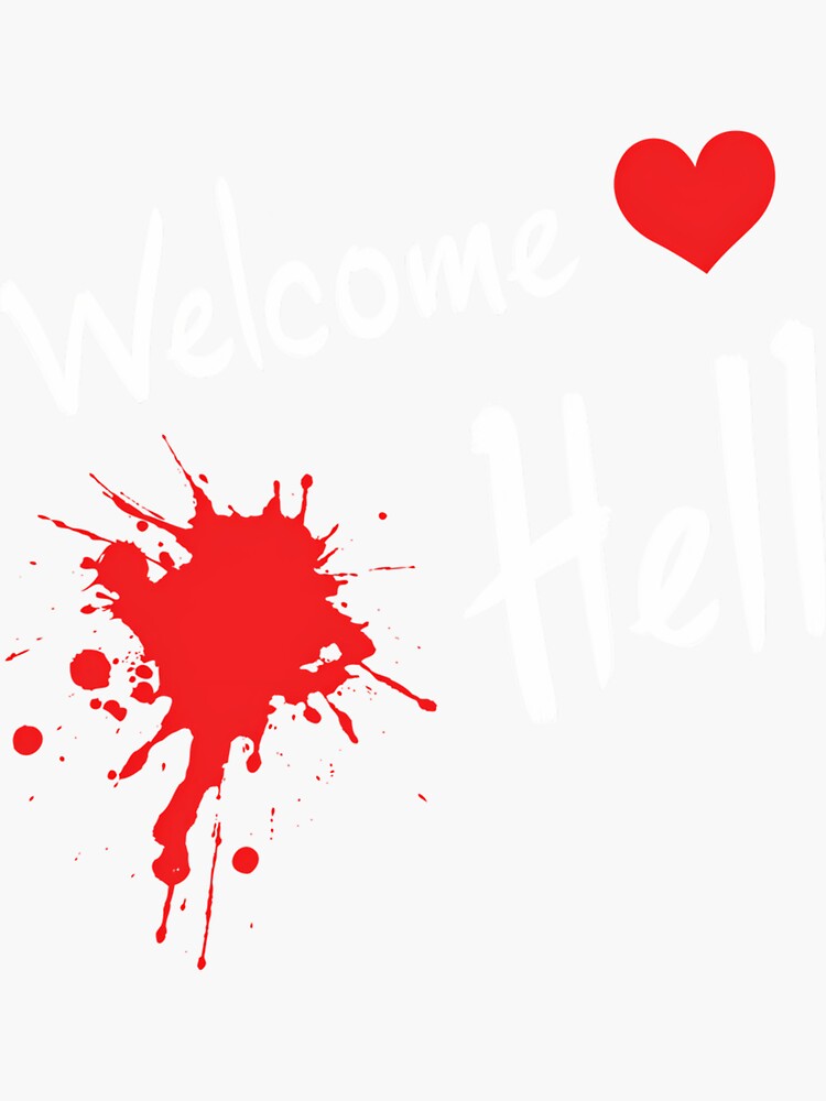 "Touhou Project Welcome Hell" Sticker for Sale by Nicoleolderhjj | Redbubble
