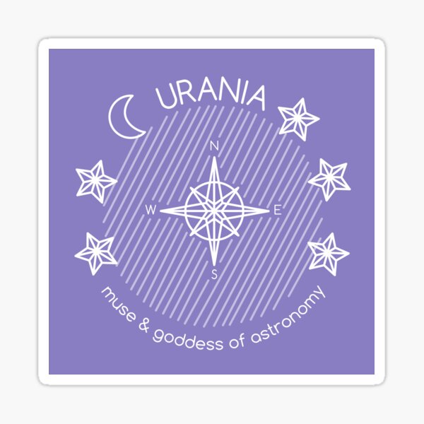"Urania - greek goddess of astronomy" Sticker by SydneyKoffler | Redbubble