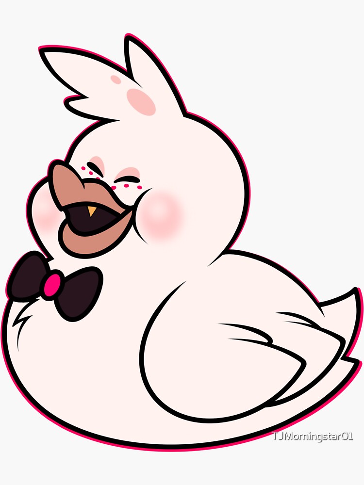 "Hazbin Hotel Rubber Duck - Angel Dust" Sticker for Sale by Tasha Jade ...