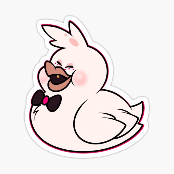"Hazbin Hotel Rubber Duck - Angel Dust" Sticker for Sale by Tasha Jade ...