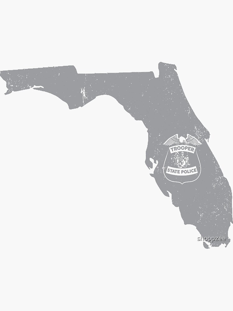 "Florida State Trooper Shirt Florida Highway Patrol Shirt" Sticker for ...