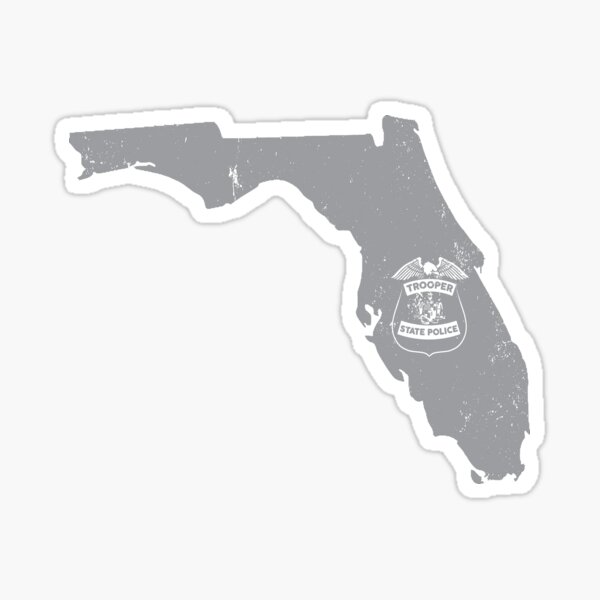 "Florida State Trooper Shirt Florida Highway Patrol Shirt" Sticker for ...