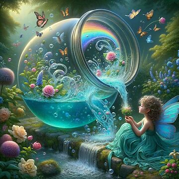 "Mystic Spring Fairy Elixir" Sticker for Sale by CultDigHoriz | Redbubble