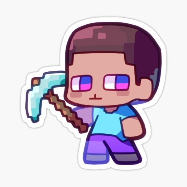 "Minecraft steve" Sticker for Sale by Ihumo | Redbubble