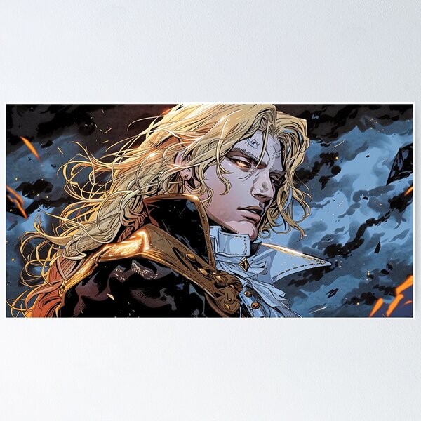 "Alucard Castlevania Artwork" Poster for Sale by AfroMatic | Redbubble